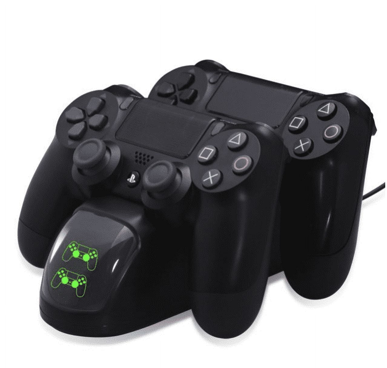 Sunshine Crackers PS4 Controller Charger, Dual Dock Charging Station ...