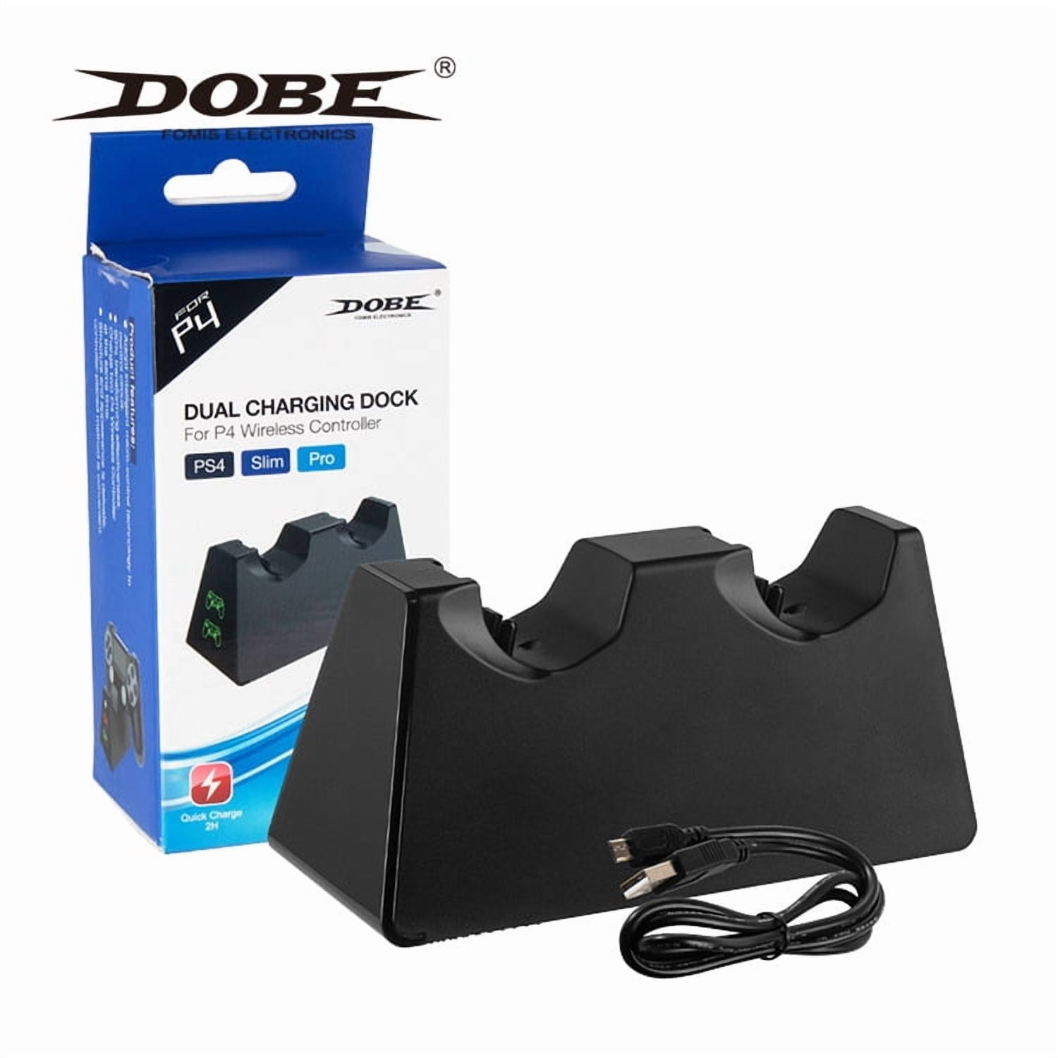 PS4 Controller Charging Base - Dual Contact Charger for PS4 Slim/Pro ...