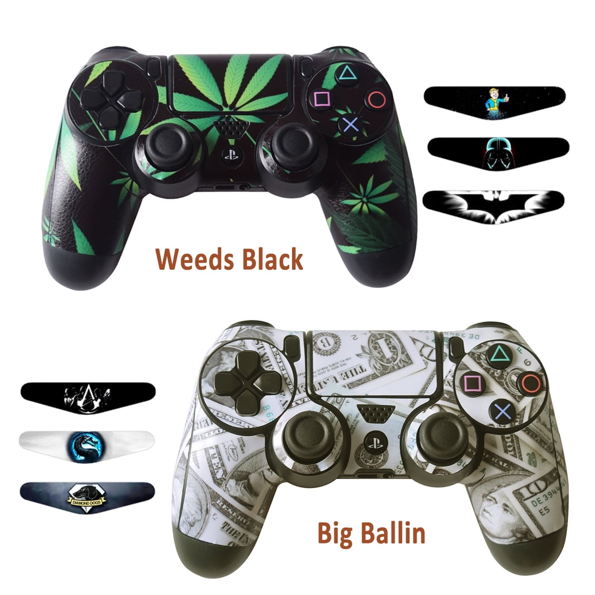 PS4/PS4 SLIM/PS4 PRO Controller Stickers Skin Playstation 4 Dualshock 4 ...