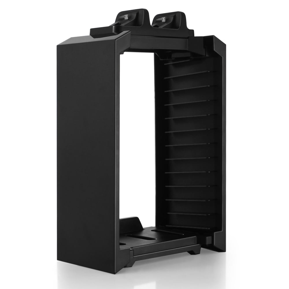 PS4 Stand + Controller Charger + Game Storage Organizer - Vertical Dock ...