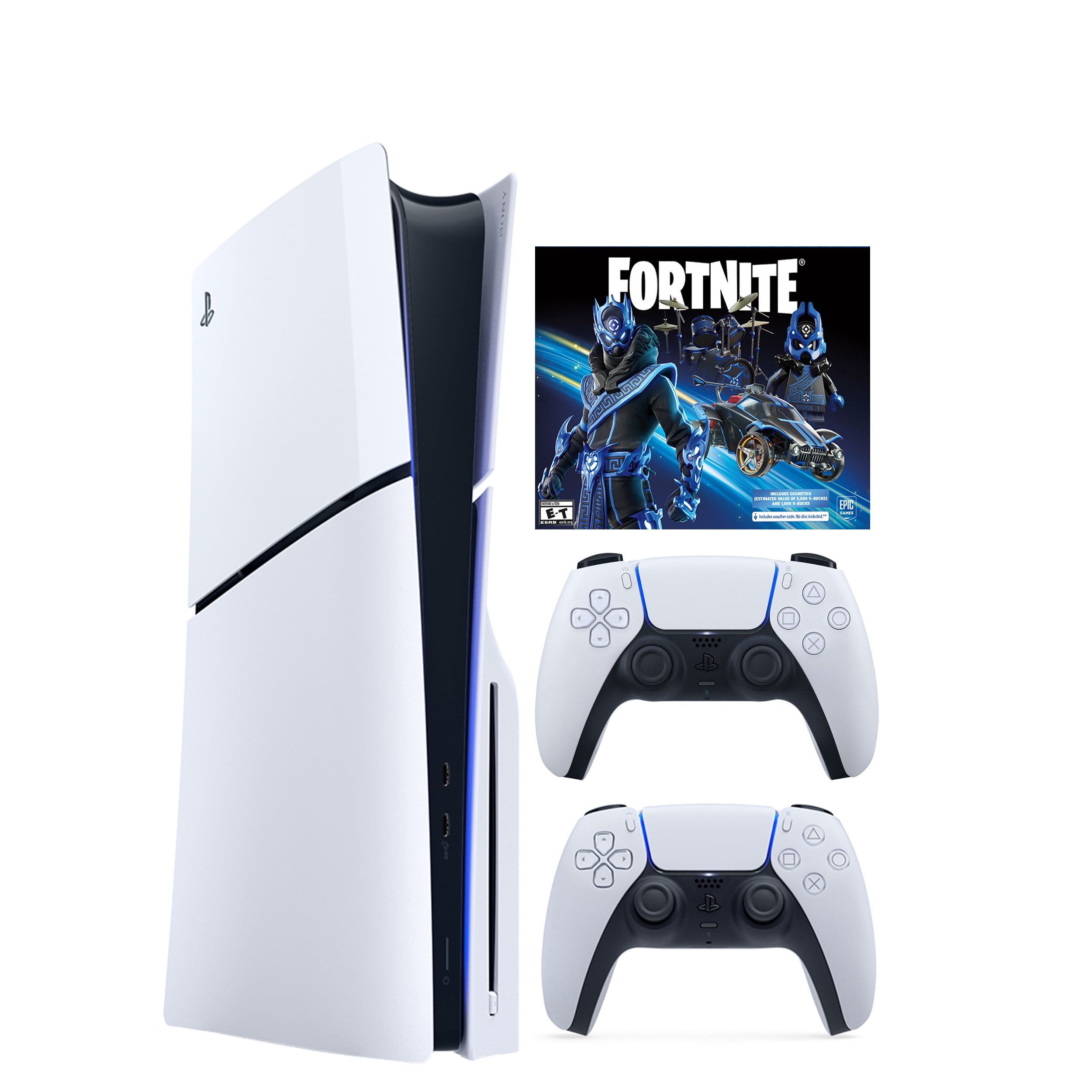 PS5 BF Fortnite Bundle + Dualsense in White - Walmart.com
