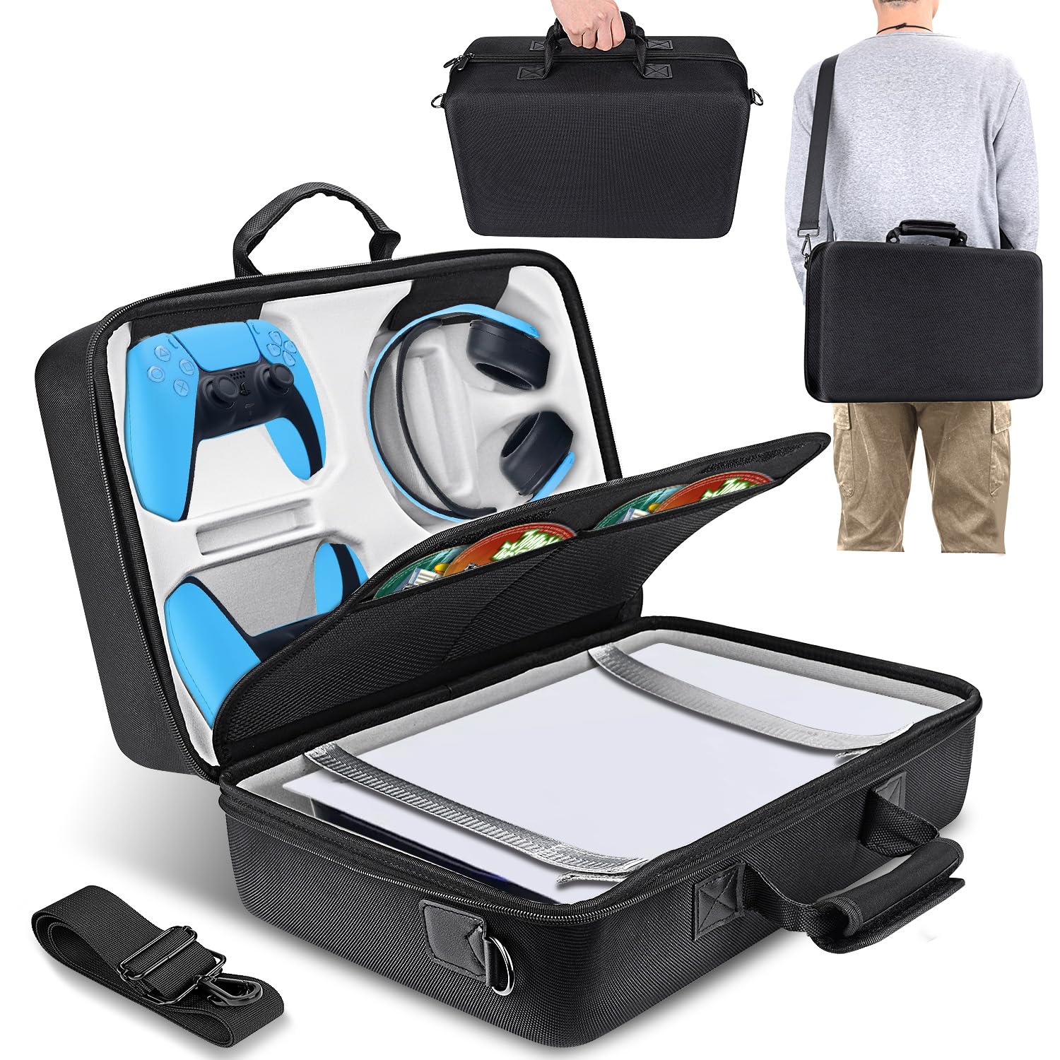 Hyperkin EVA Hard Shell Carrying Case for Nintendo New 2DS XL - Walmart.com