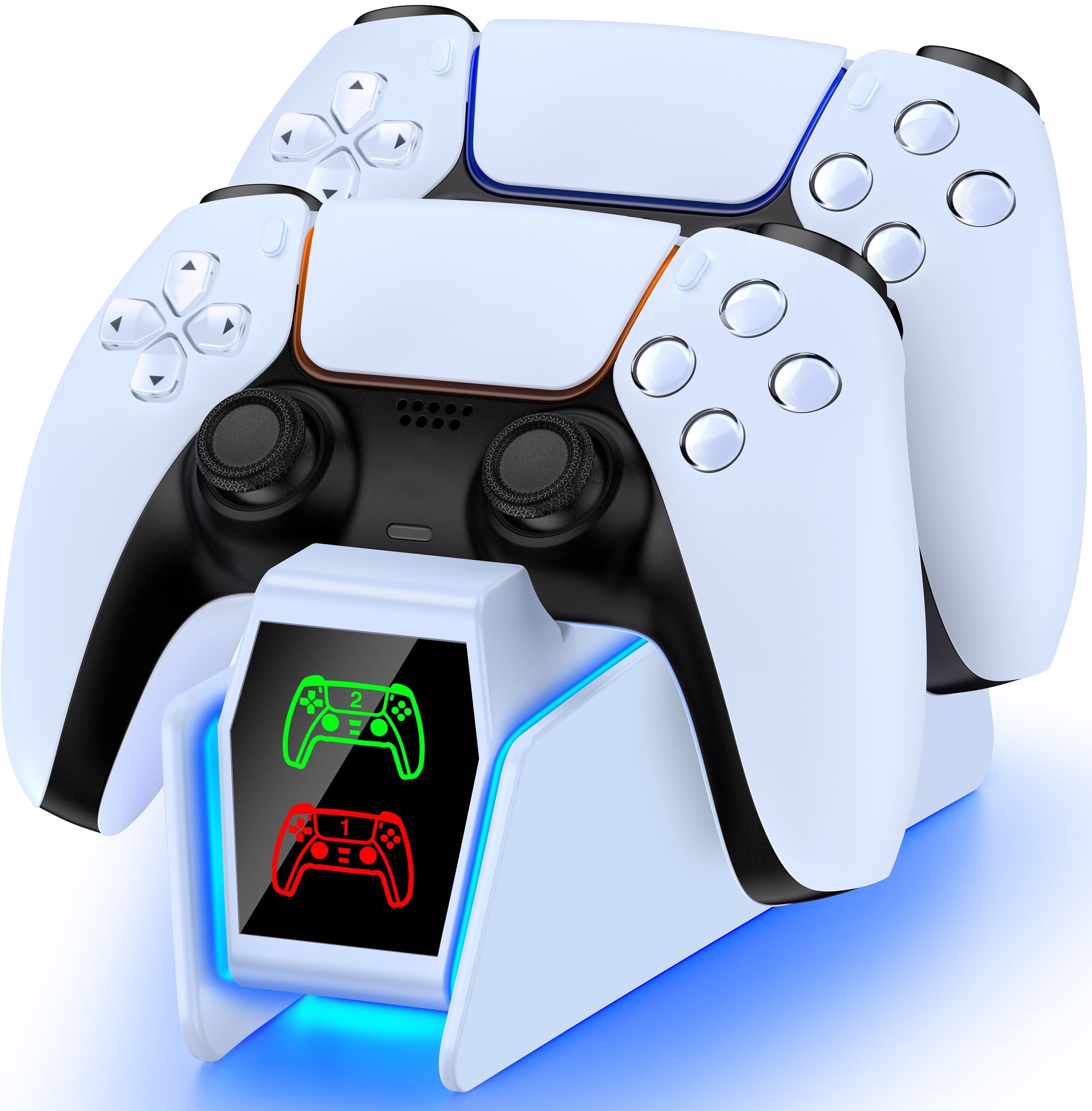 PS5 Controller Charger,Dual Controller Charging Dock for PS5 Controller ...
