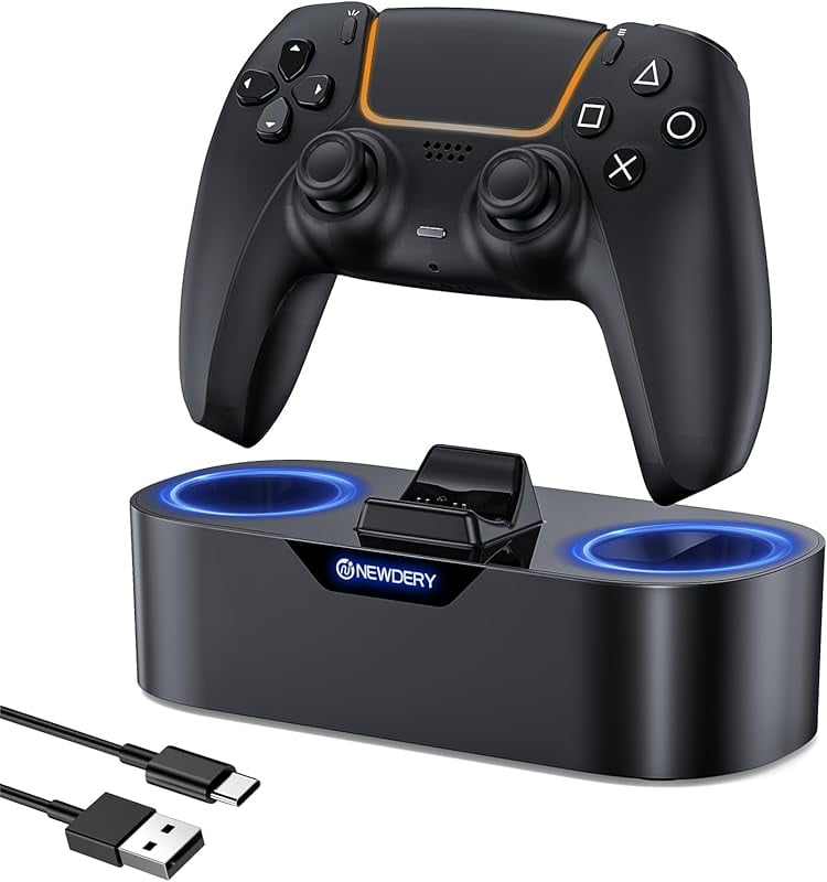 PS5 Controller Charger – Fast Single Dock for PlayStation 5 & DualSense ...