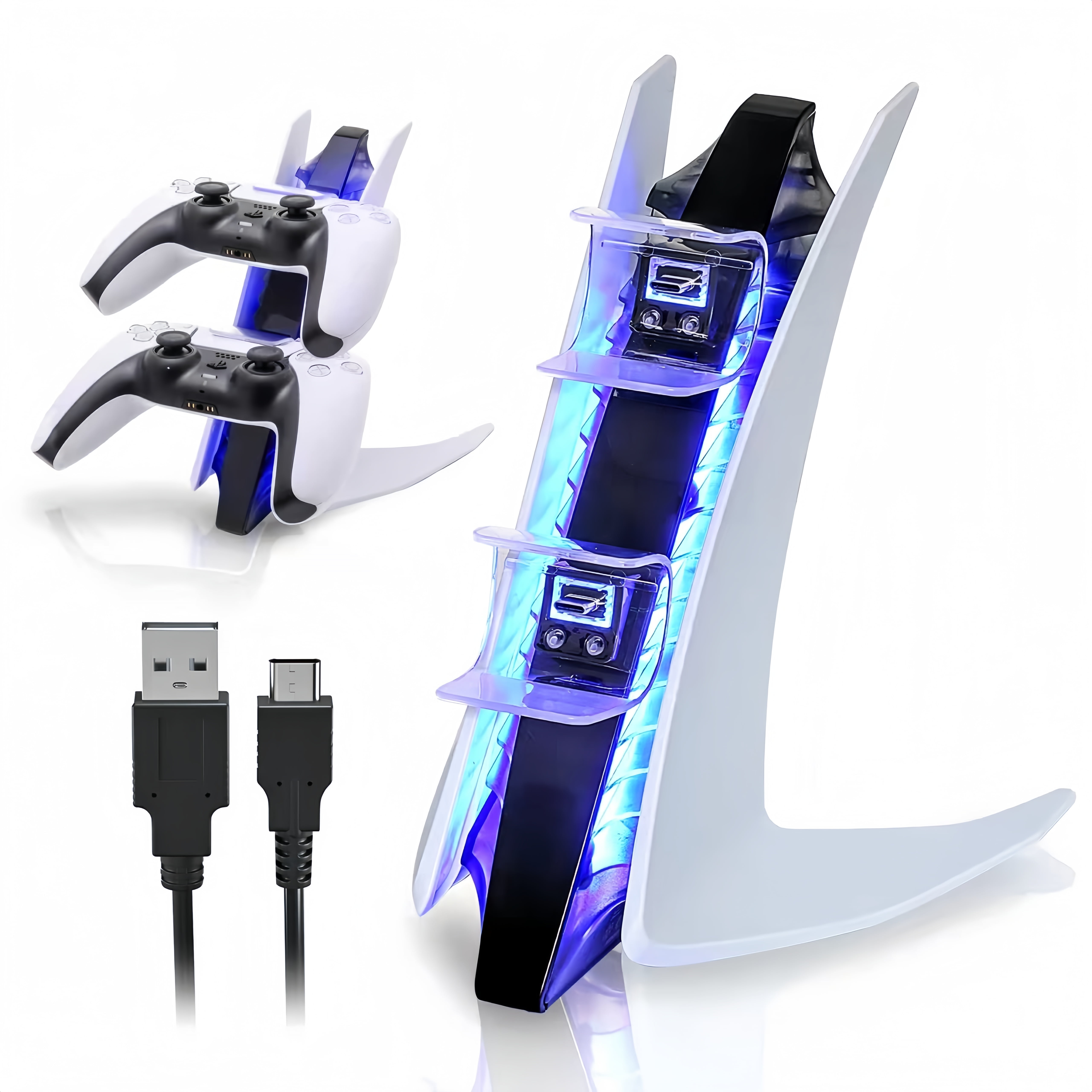 For PS5 Controller Charger, For PlayStation 5 Controller Charging ...