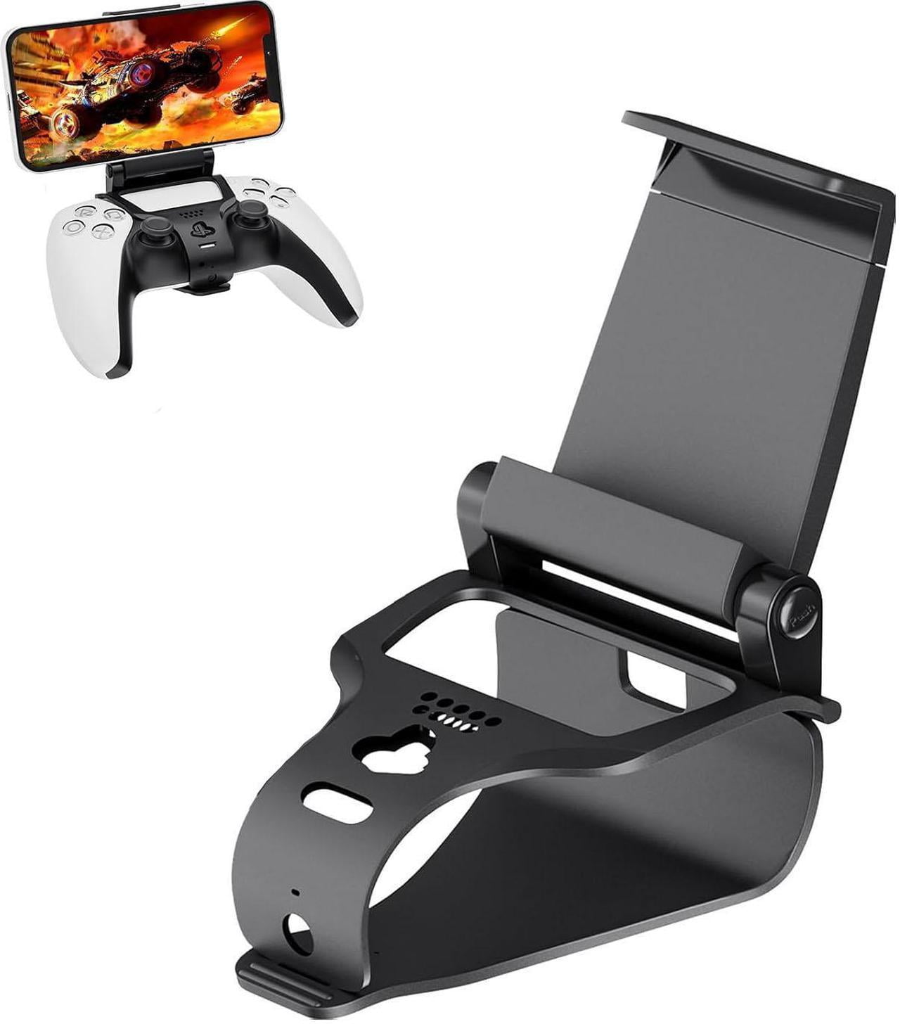 PS5 Controller Phone Mount Holder for iPhone Android, PS5 Remote Play Backbone Clip Compatible ...