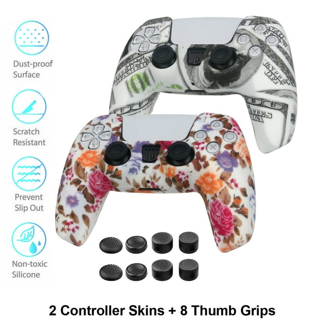 PS5 Controller Silicone Skins Covers - Protector for PS5 Slim/Pro - 2 ...