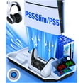 PS5 Cooling Fan Stand with Dual Controller Charger Station for ...