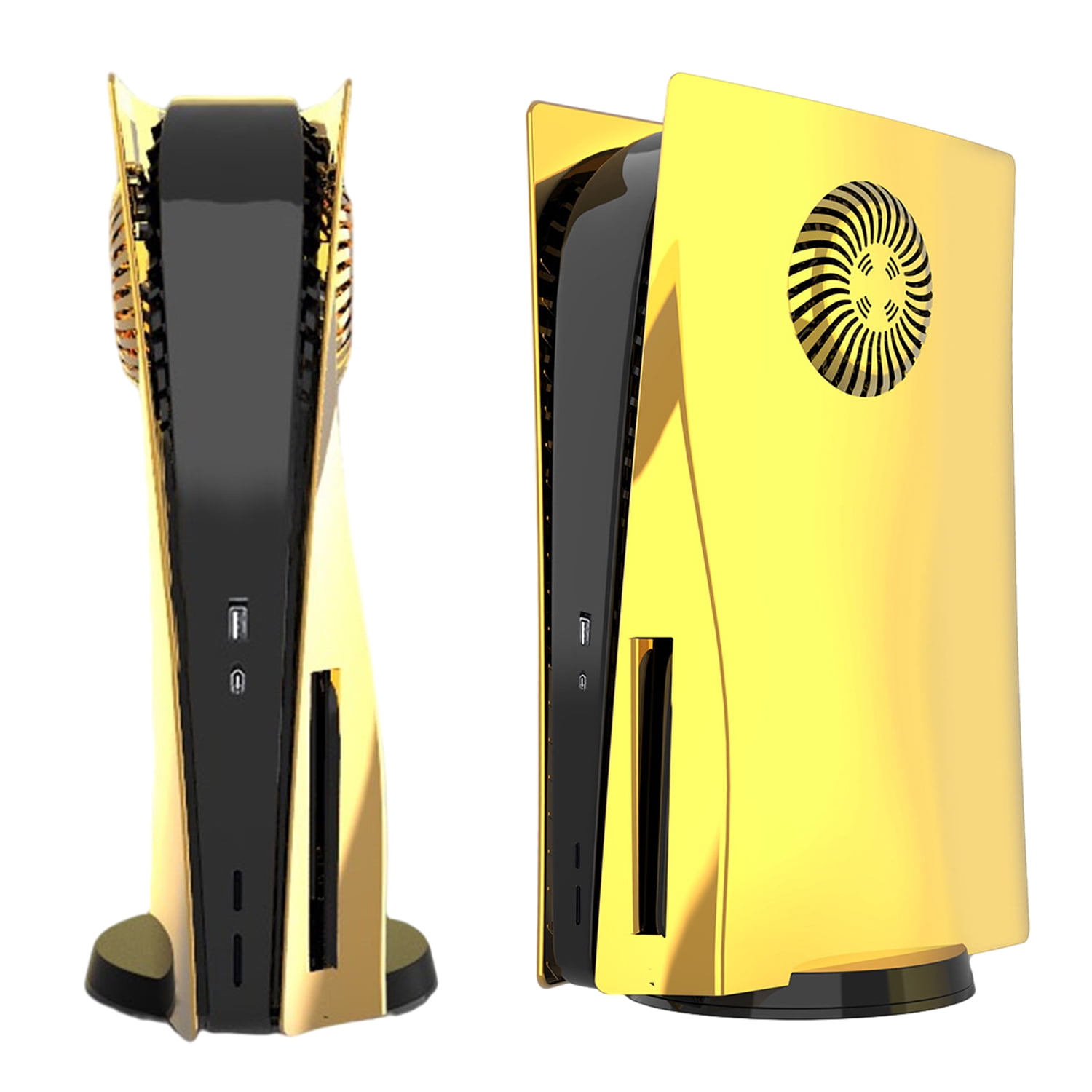 PS5 Disc Edition Glossy Faceplate with Cooling Vents – Electroplated ...