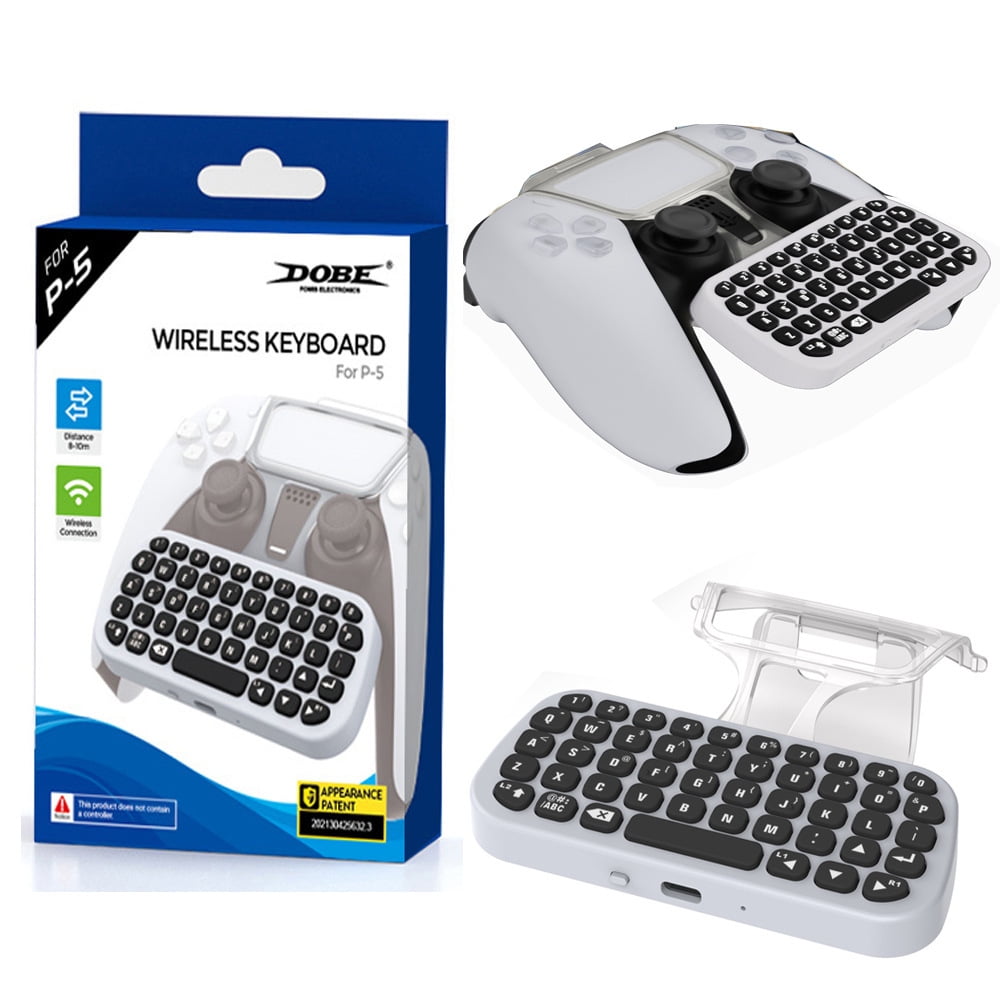 PS5 DualSense Controller Bluetooth Keyboard - Clip-On Design for PS5 ...