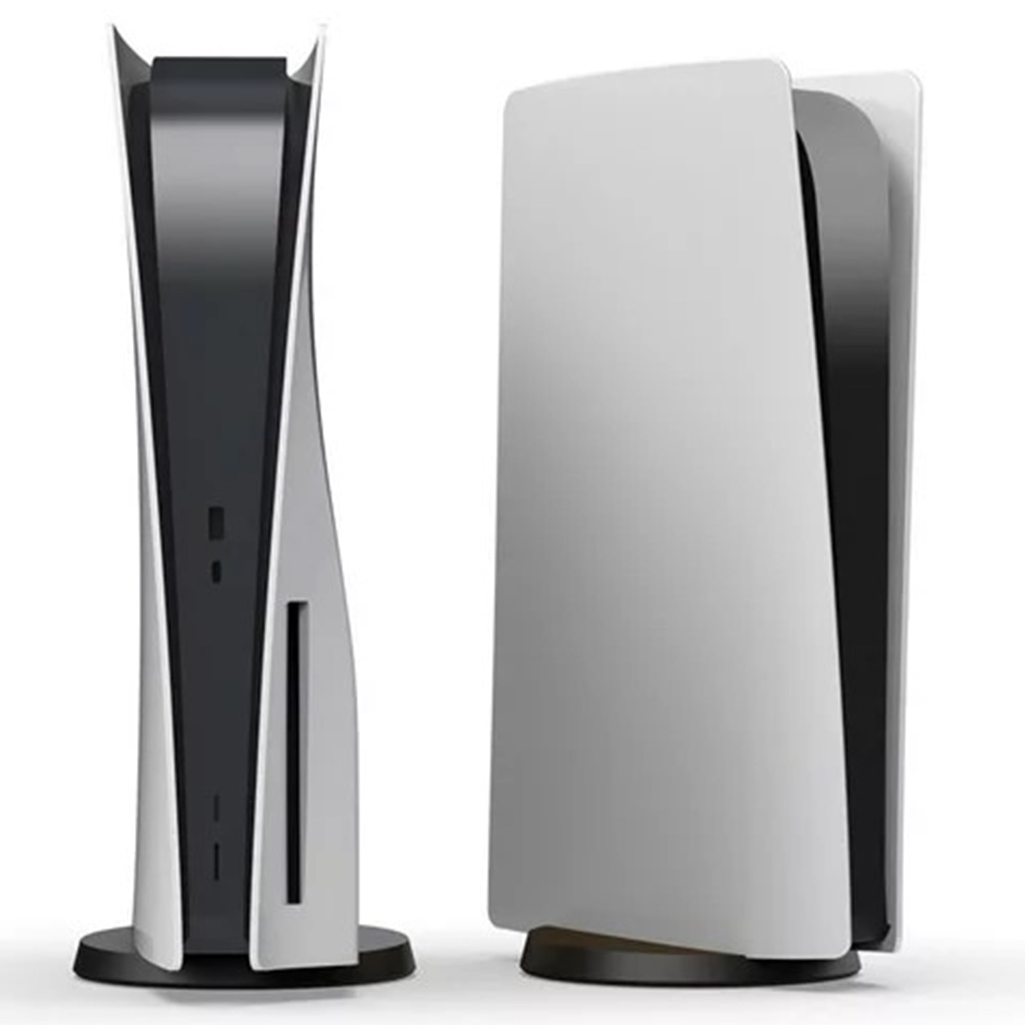 PS5 Faceplates for PS5 Disc Edition Silver Gray, Mytrix Anti-Scratch ...