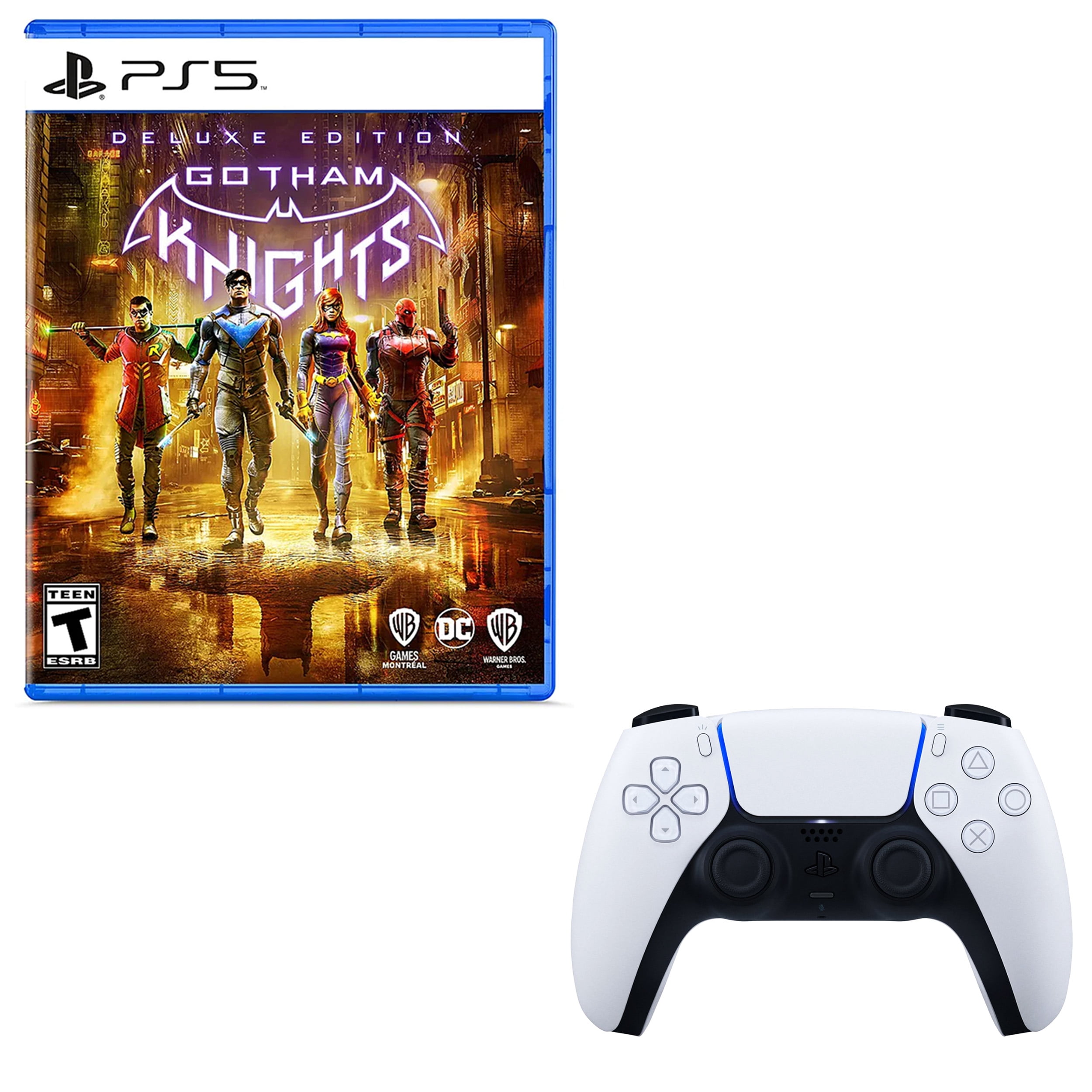 PS5 Gotham Knights Game with DualSense Controller - Walmart.com