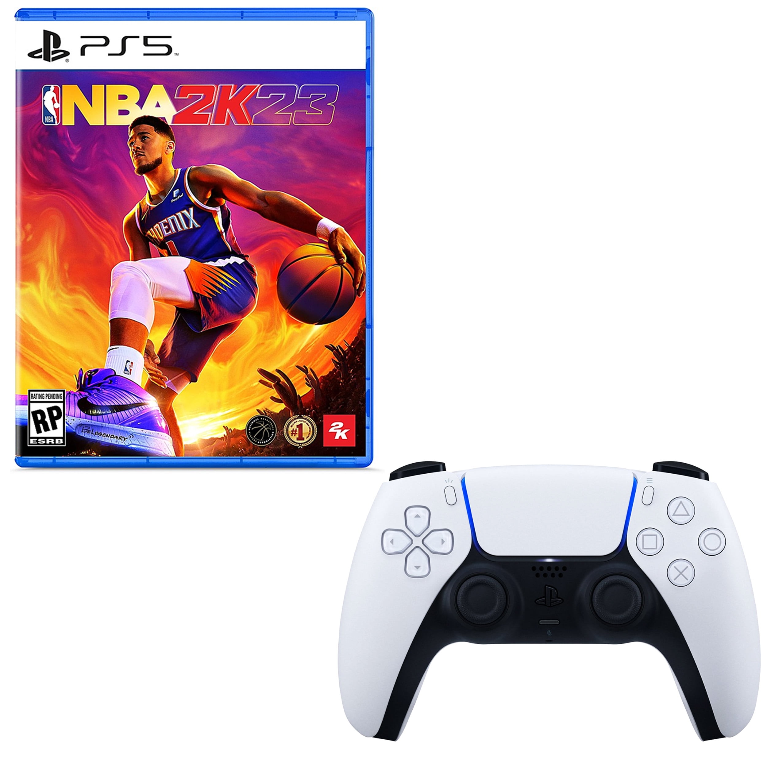 PS5 NBA 2K23 Game & Sony DualSense Controller - Walmart.com