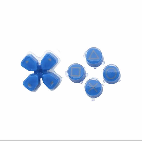 PS5/PS5 Slim Crystal Buttons - Colorful DIY Replacement D-Pad ...