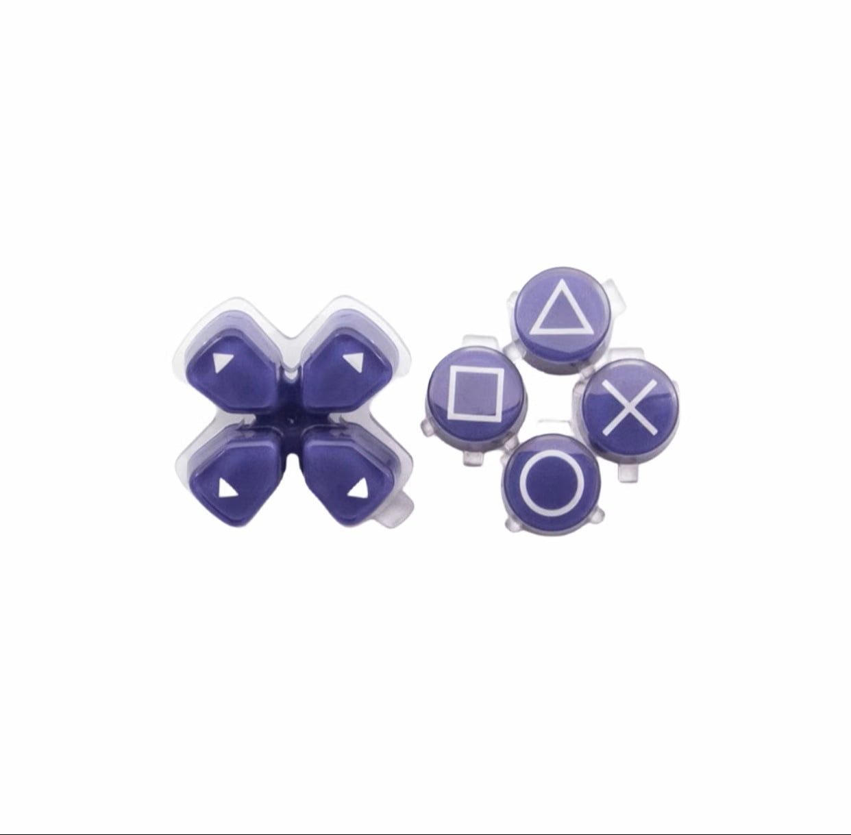 PS5/PS5 Slim Crystal Buttons - Colorful DIY Replacement D-Pad ...