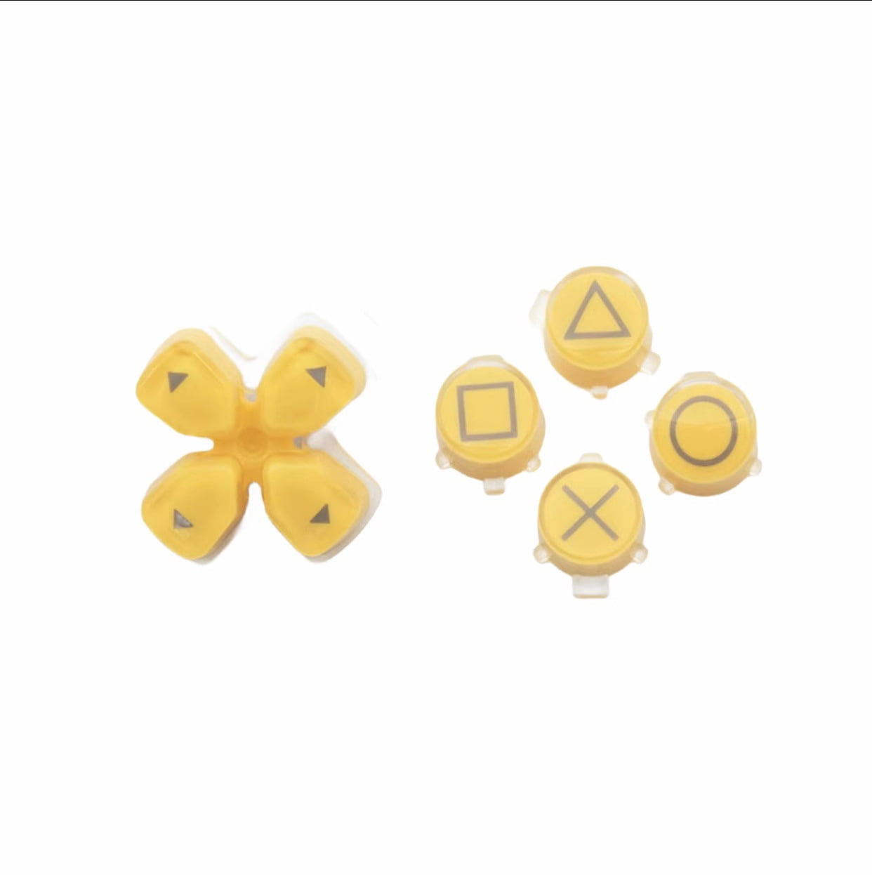PS5/PS5 Slim Crystal Buttons - Colorful DIY Replacement D-Pad ...