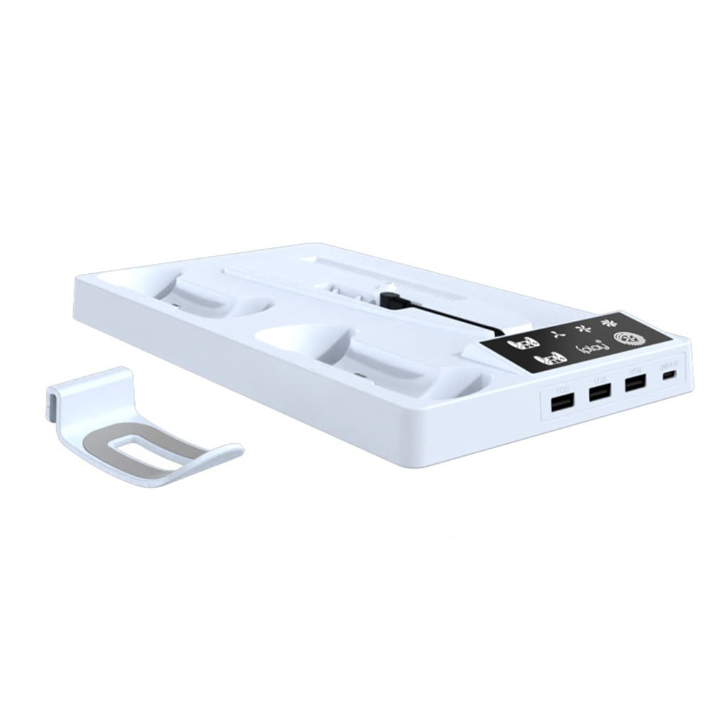 PS5 Pro Cooling Station with 3-Level Fan and Controller Charger Optimal ...