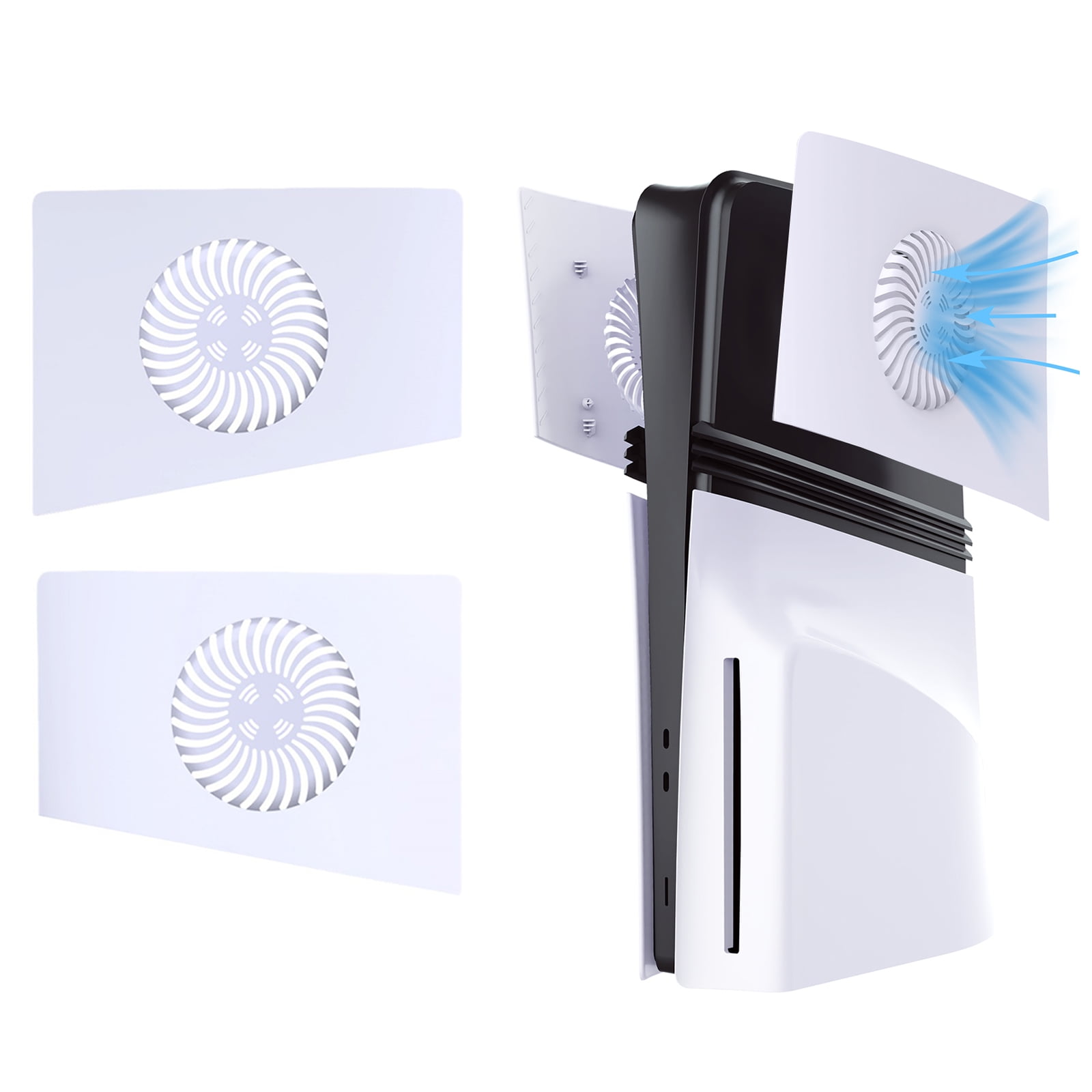 for PS5 Pro Top Cover Plates with Cooling Vents, Replacement Panel ...