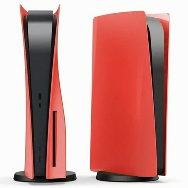 Mytrix PS5 Red Faceplates, Anti-Scratch Replacement for PS5 Disc ...