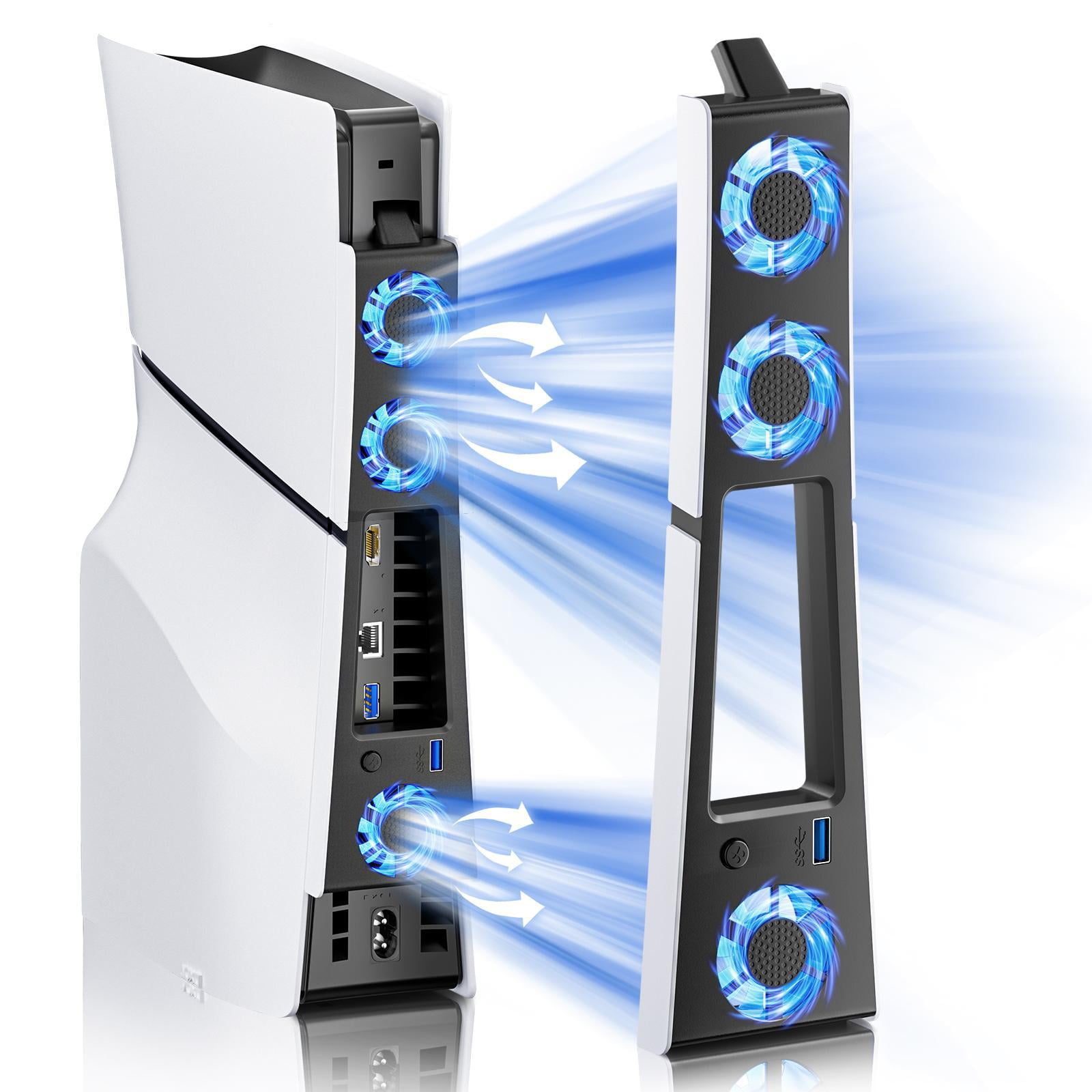 PS5 SLIM Game Console Charger Dock Station ABS Material Compact White ...