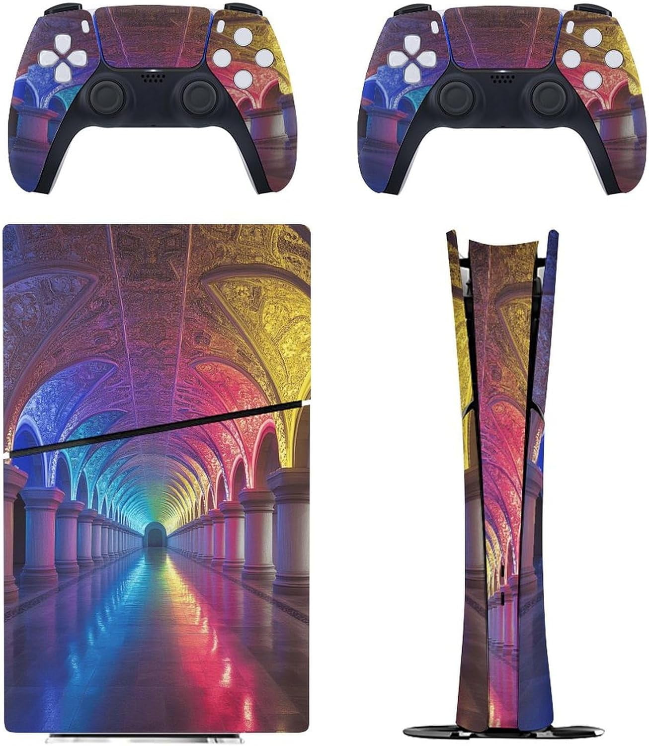 PS5 Skins for Console Digital Edition, Sticker Cover for PlayStation 5 ...