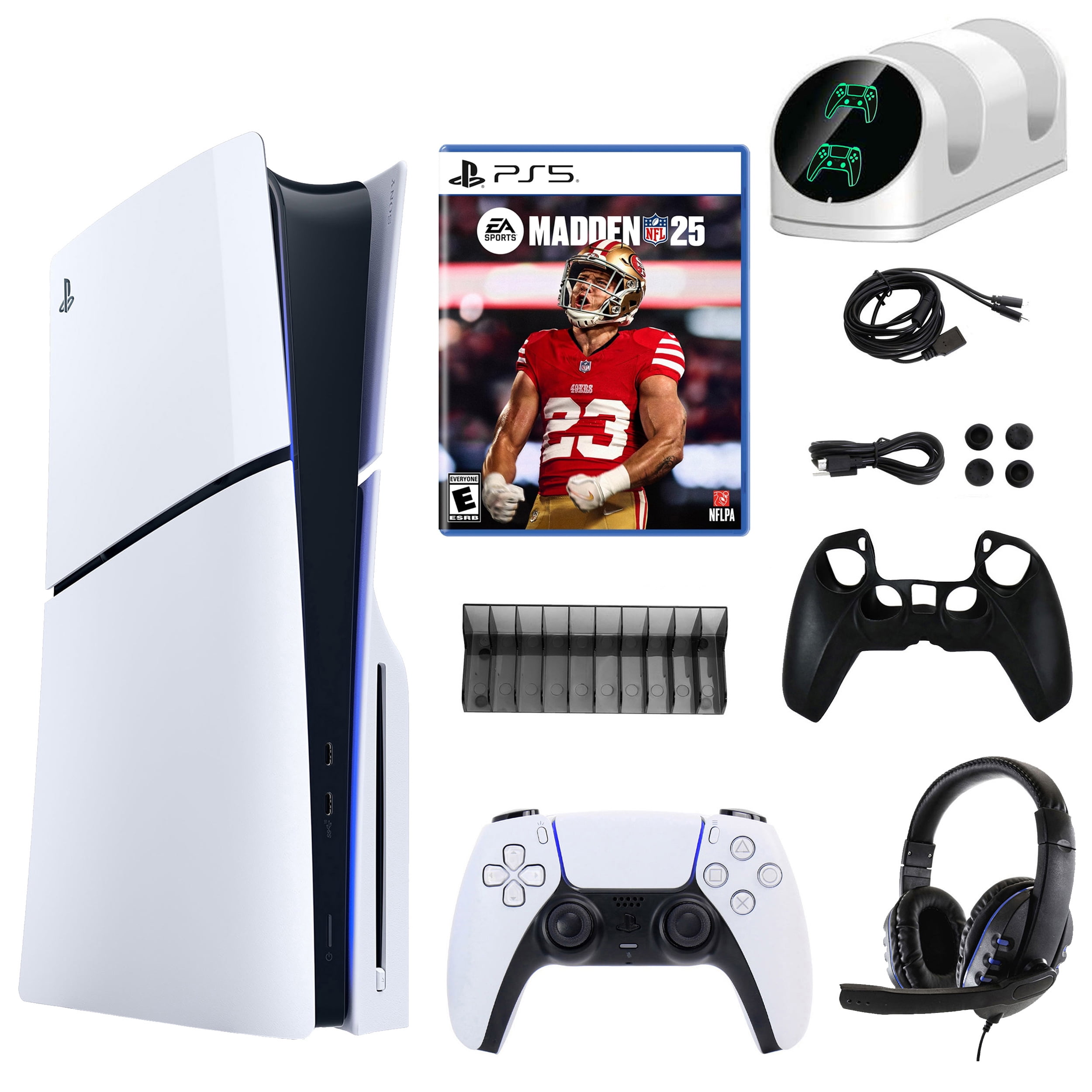 PS5 Slim Console with Madden NFL 25 & Accessories Kit - Walmart.com