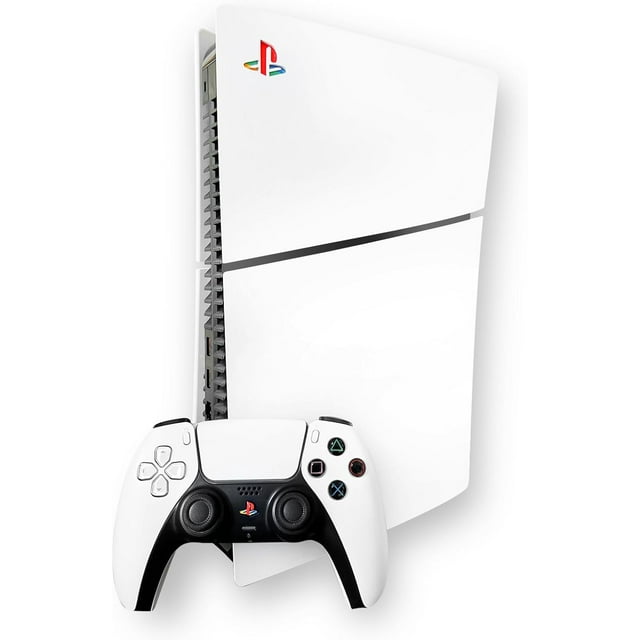 PS5 Slim Logo Underlay Sticker for PS5 Slim Console 2 Packs & PS Logo ...