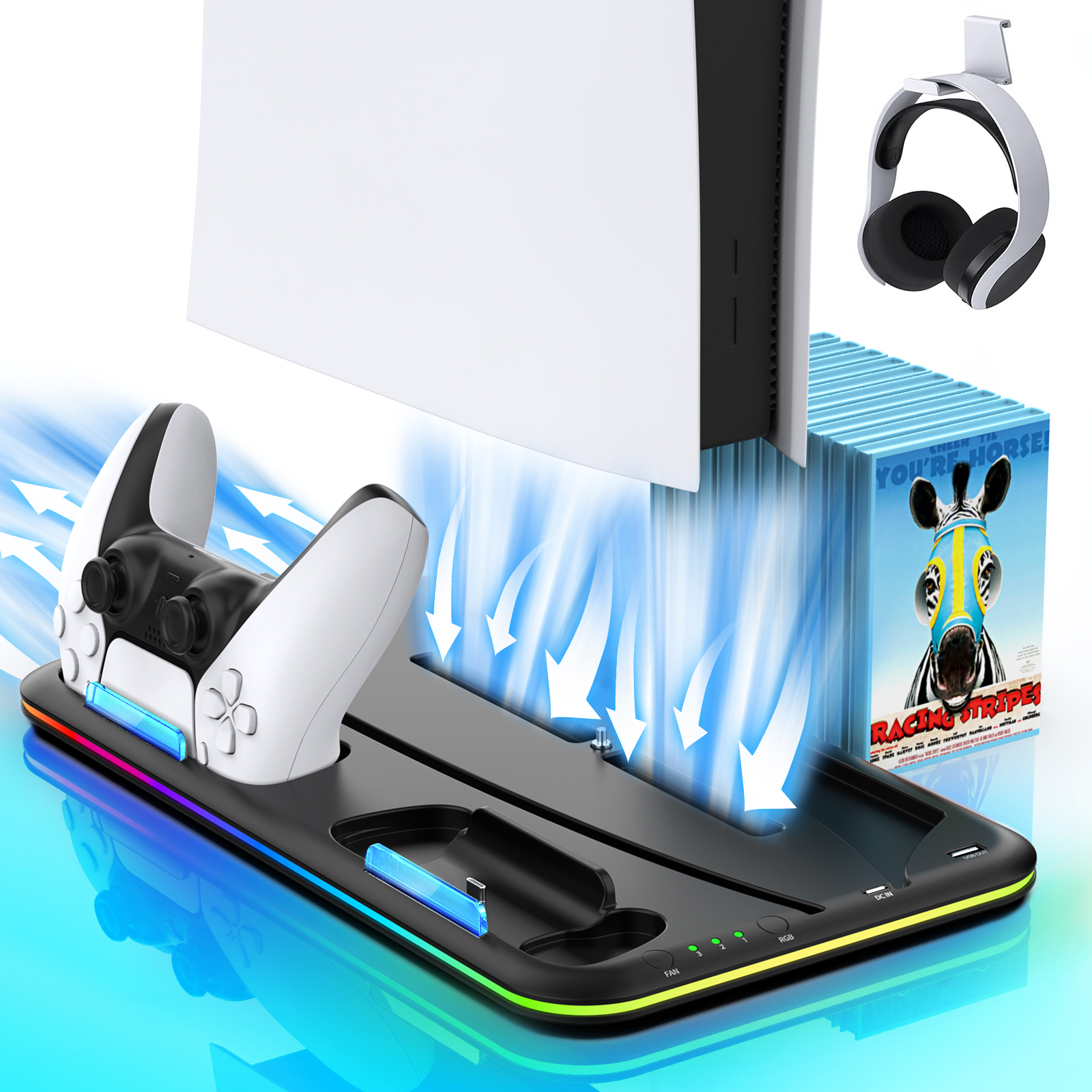 Game Card Box Storage Stand for PS5 Xbox Games, Storage Tower for Xbox ...