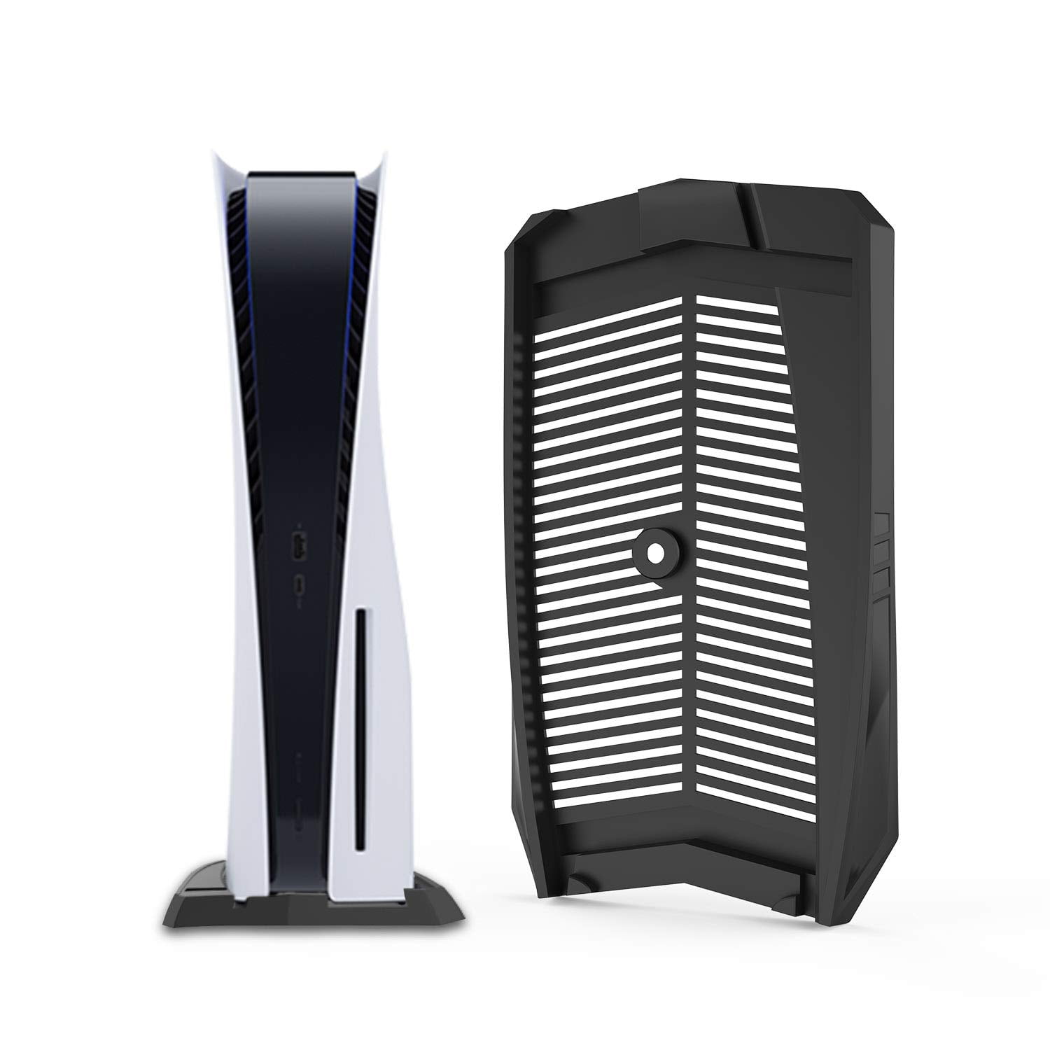 PS5 Vertical Stand for Playstation 5 with Built-in Cooling Vents and ...