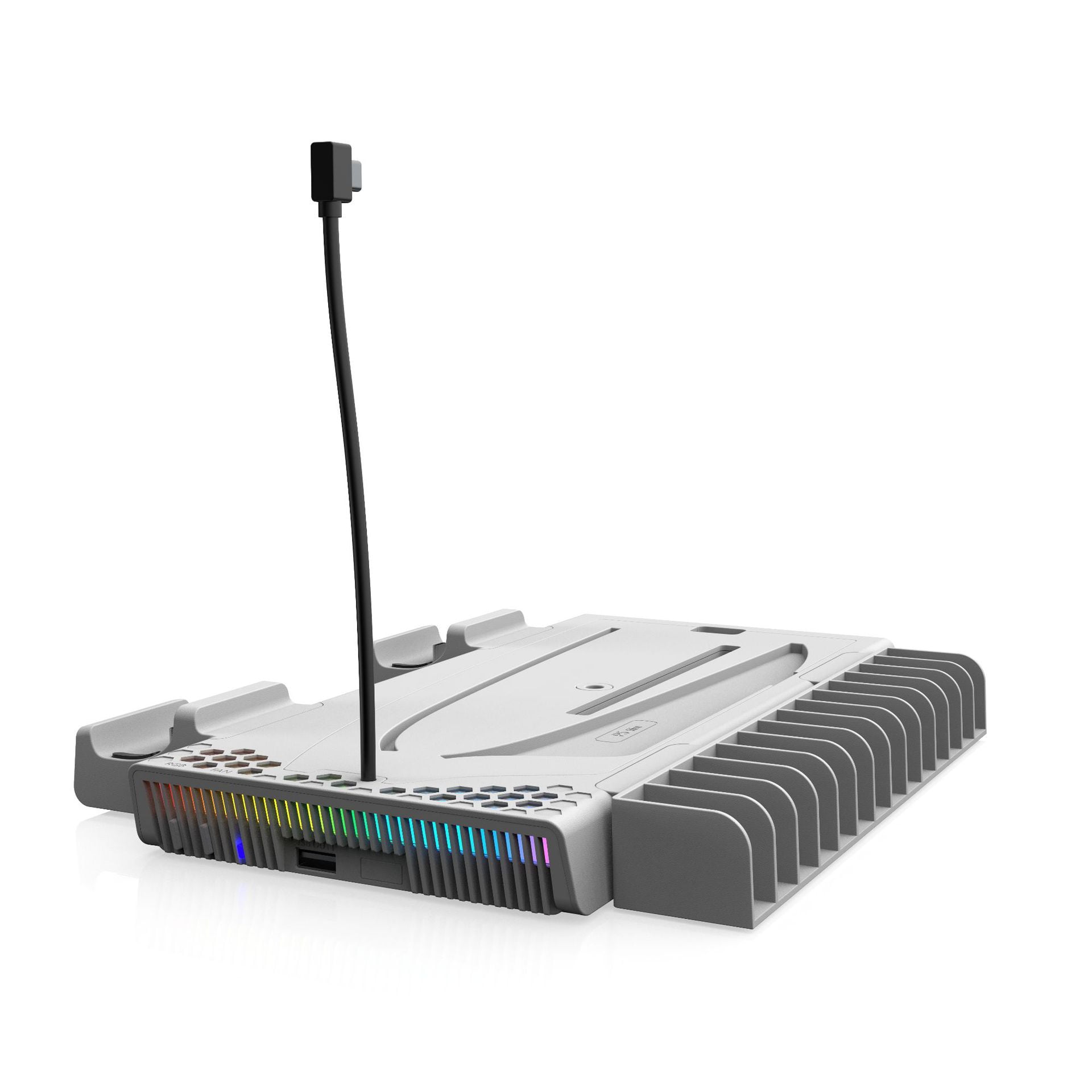 PS5 host multi-function cooling base slim charging seat game disc ...