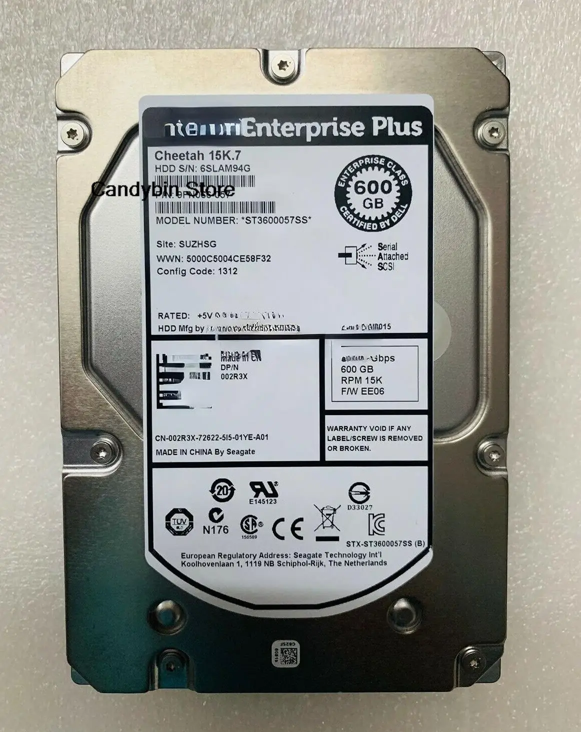 PS6110XV PS4110 PS6110 storage hard disk 600G 15K SAS 3.5-inch 6GB ...