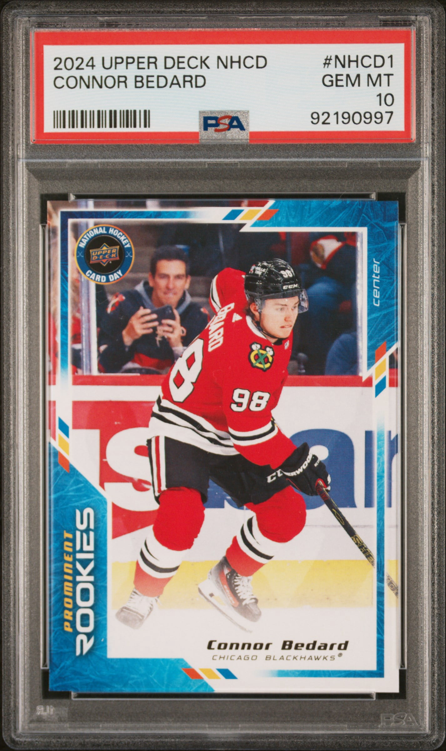 PSA 10 Connor Bedard Rookie Trading Cards for Breakroom Display ...