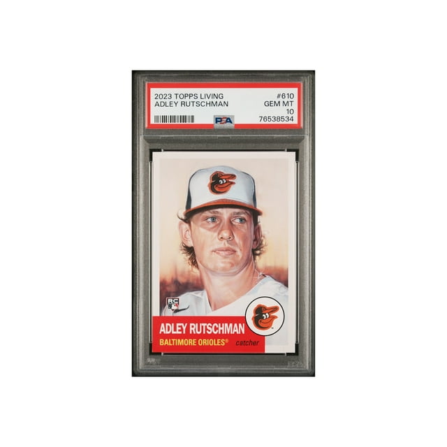 PSA 10 GEM-MT Adley Rutschman 2023 Topps Living #610 Rookie Card ...