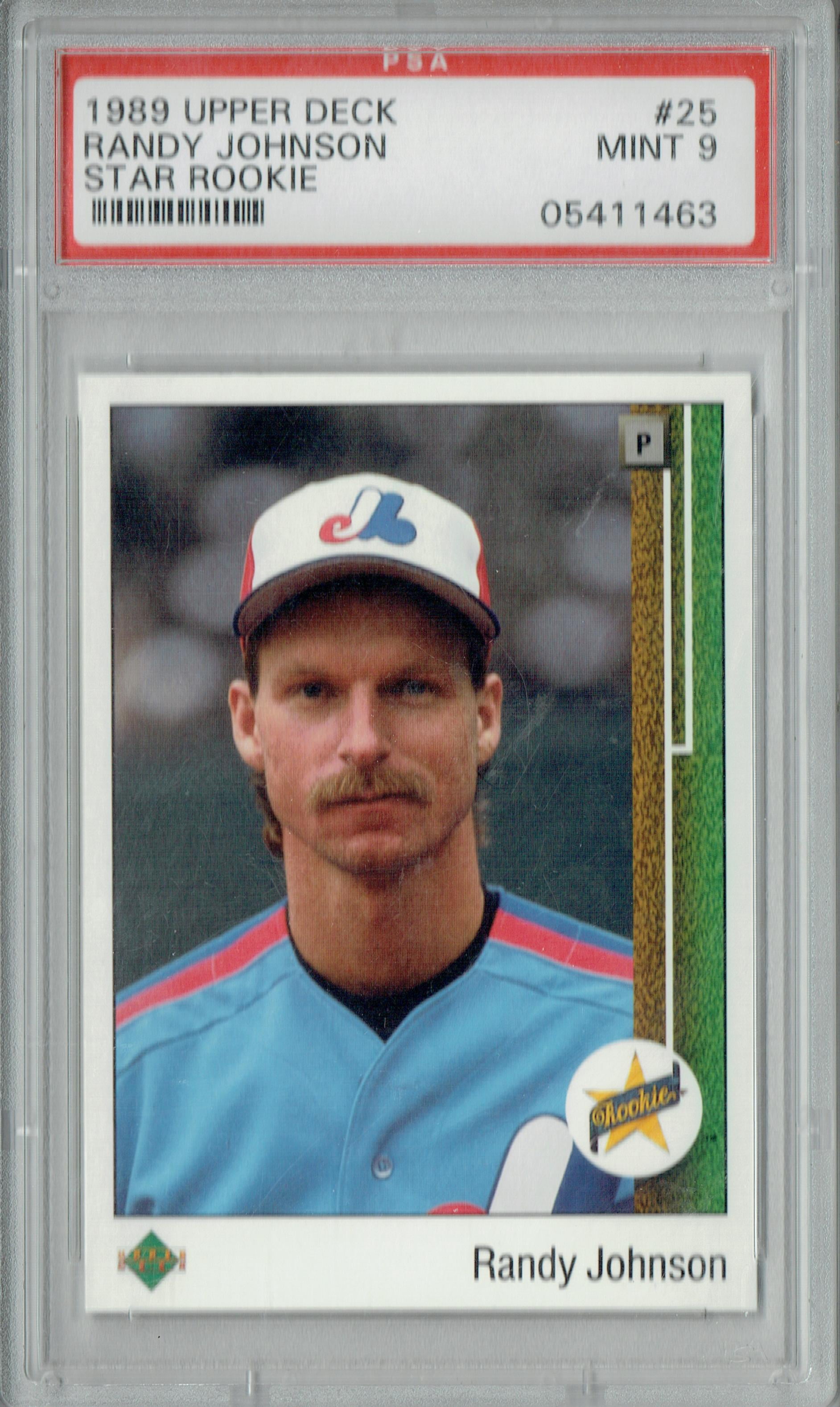 PSA 9 Randy Johnson 1989 Upper Deck #25 Rookie Card - Walmart.com