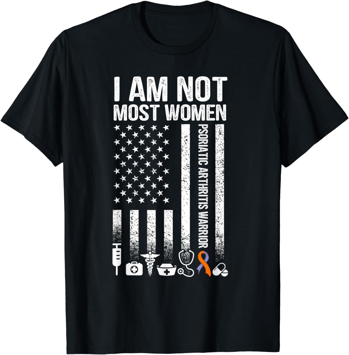 PSA Psoriatic Arthritis Most Women Warrior Awareness T-Shirt - Walmart.com