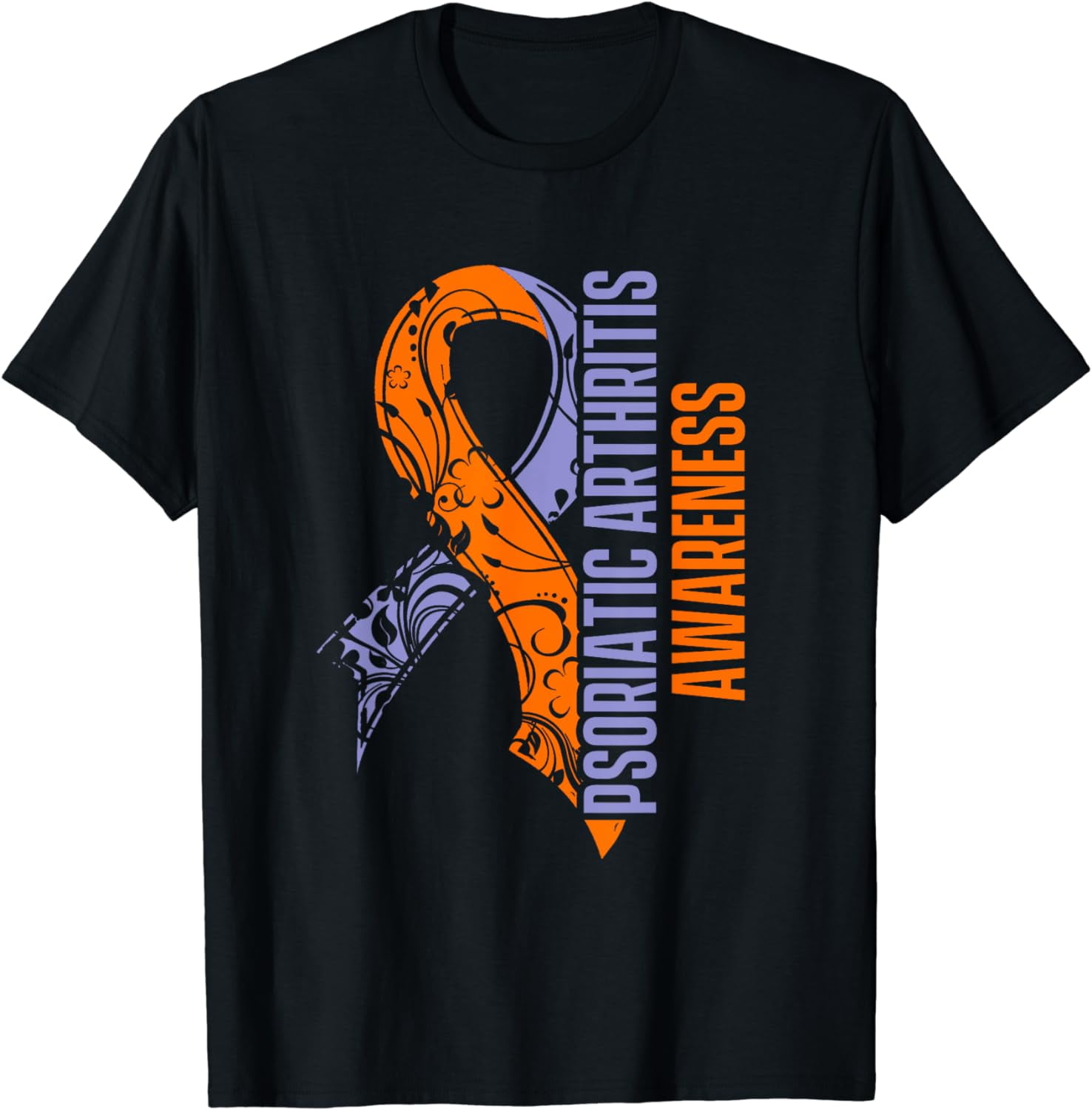 PSA Psoriatic Arthritis Ribbons Warrior Awareness T-Shirt - Walmart.com