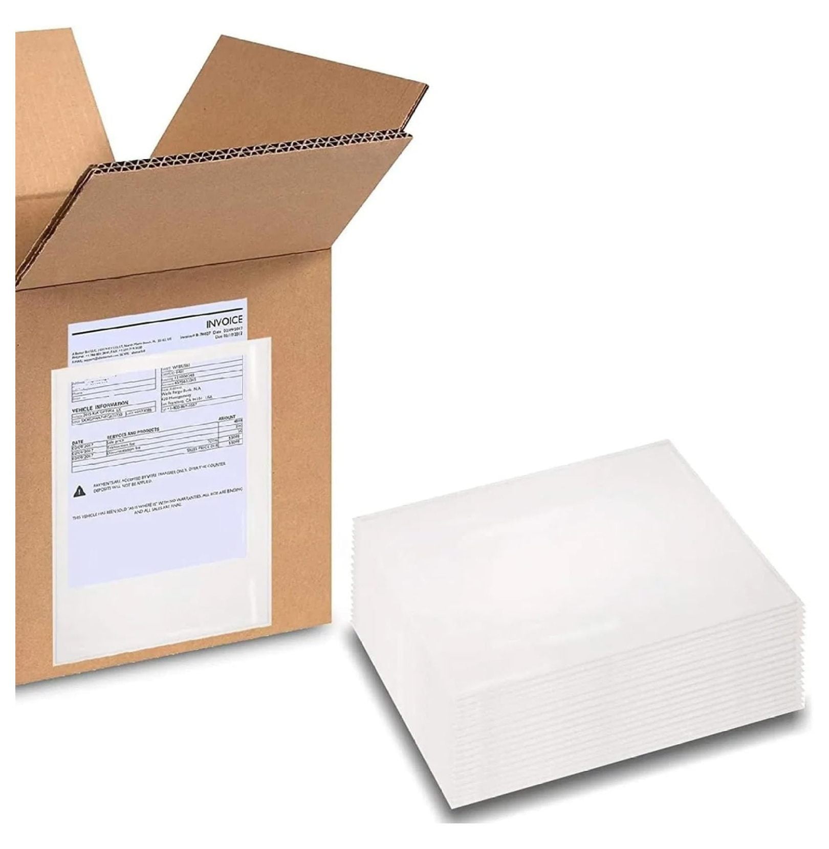 Plastic Invoice Pouches