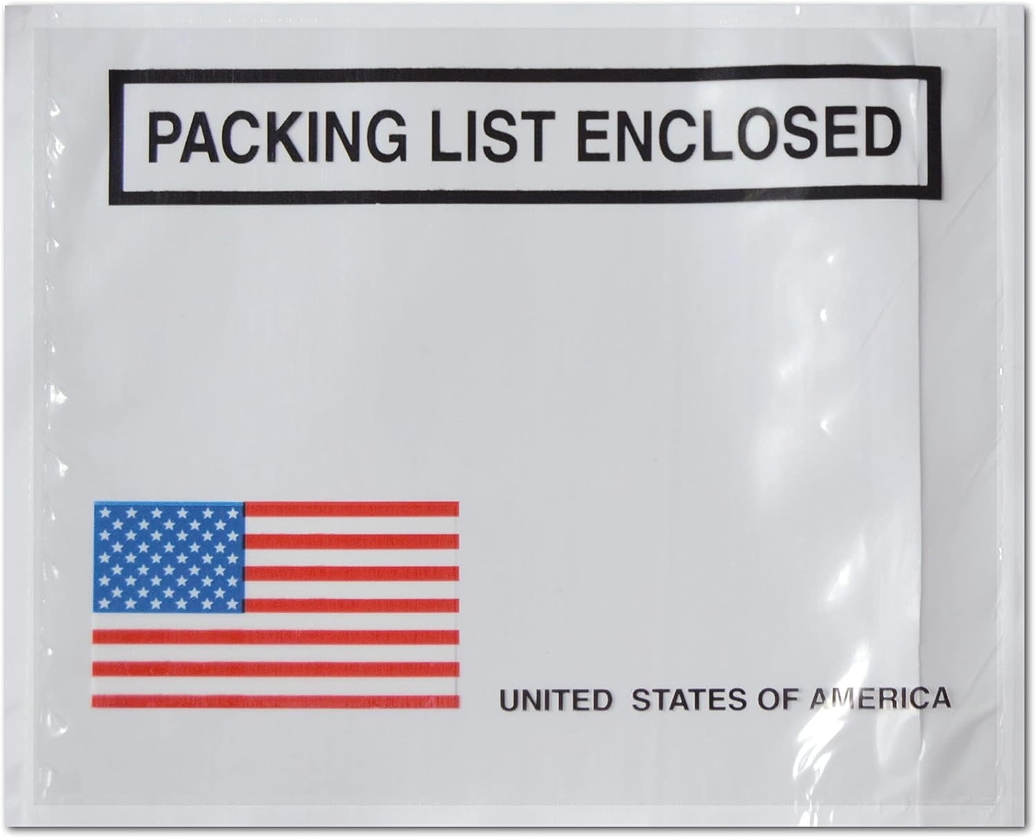 PSBM Packing List Envelopes 4.5" x 5.5" USA Panel Face Style 1000 Pcs ...