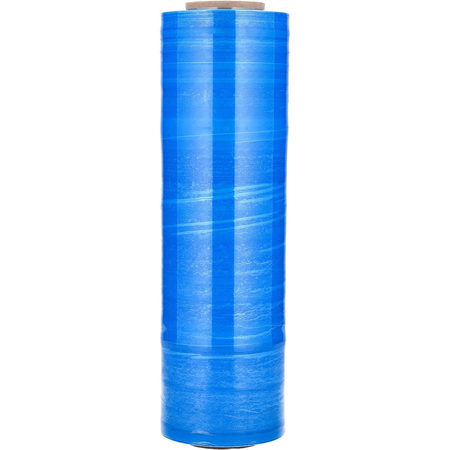 PSBM Blue Stretch Wrap, 1 Pack, 18 Inch x 1500 Feet, 80 Gauge, Plastic ...