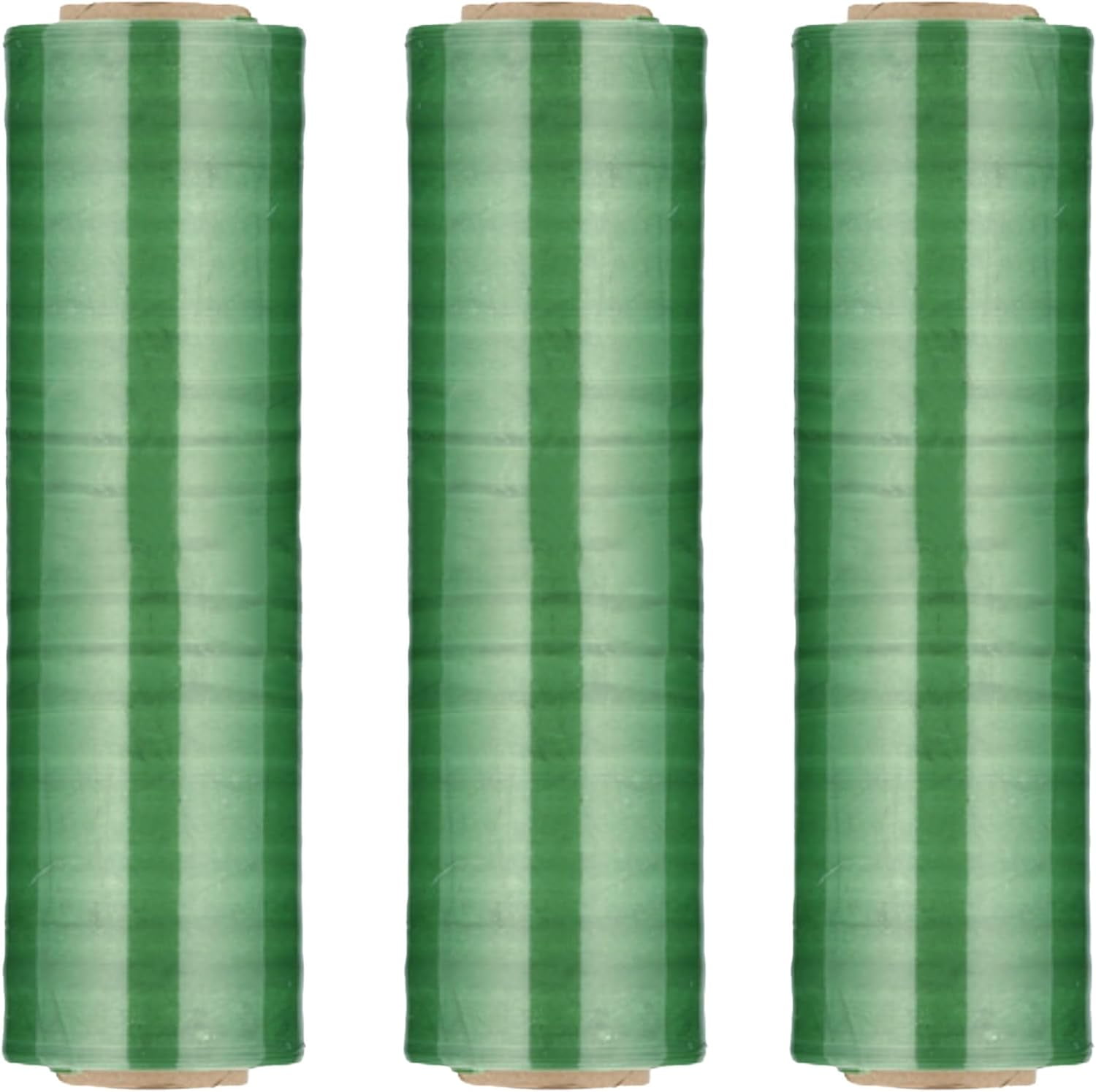 PSBM Green Stretch Wrap, 4 Pack, 17 Inch x 1476 Feet, 34 Gauge, Dark ...