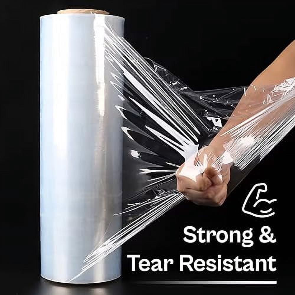 PSBM Machine Stretch Wrap, 2 Pack, 19.7 Inch x 6000 Feet, 80 Gauge ...