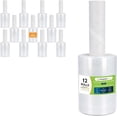 PSBM Mini Stretch Wrap 5" x 1000' 80 Ga 12 Rolls with Extended Core for ...