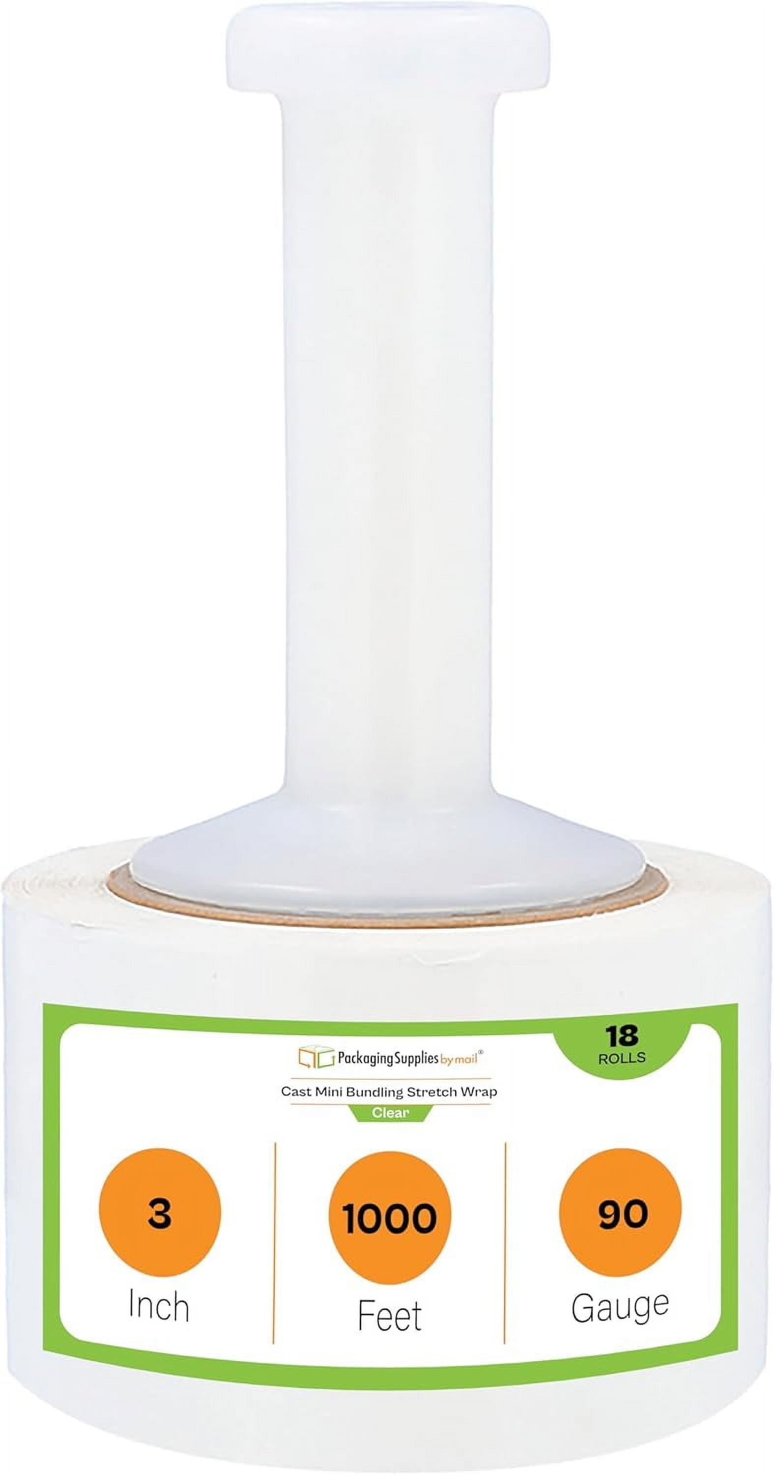 PSBM Mini Stretch Wrap with Handle, Clear, Small Plastic Cling Film for ...