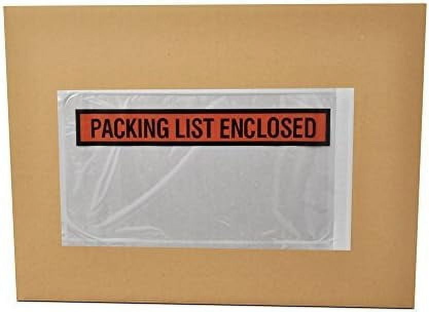 PSBM Packing List Enclosed Shipping Envelope 5.5"x10" Panel Face ...
