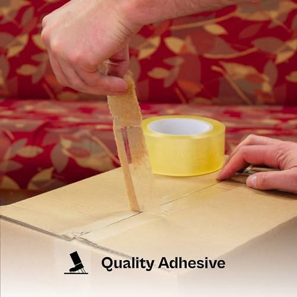 PSBM Packing Tape, 3 Inch x 110 Yards, 24 Pack, Clear, 1.75 Mil ...