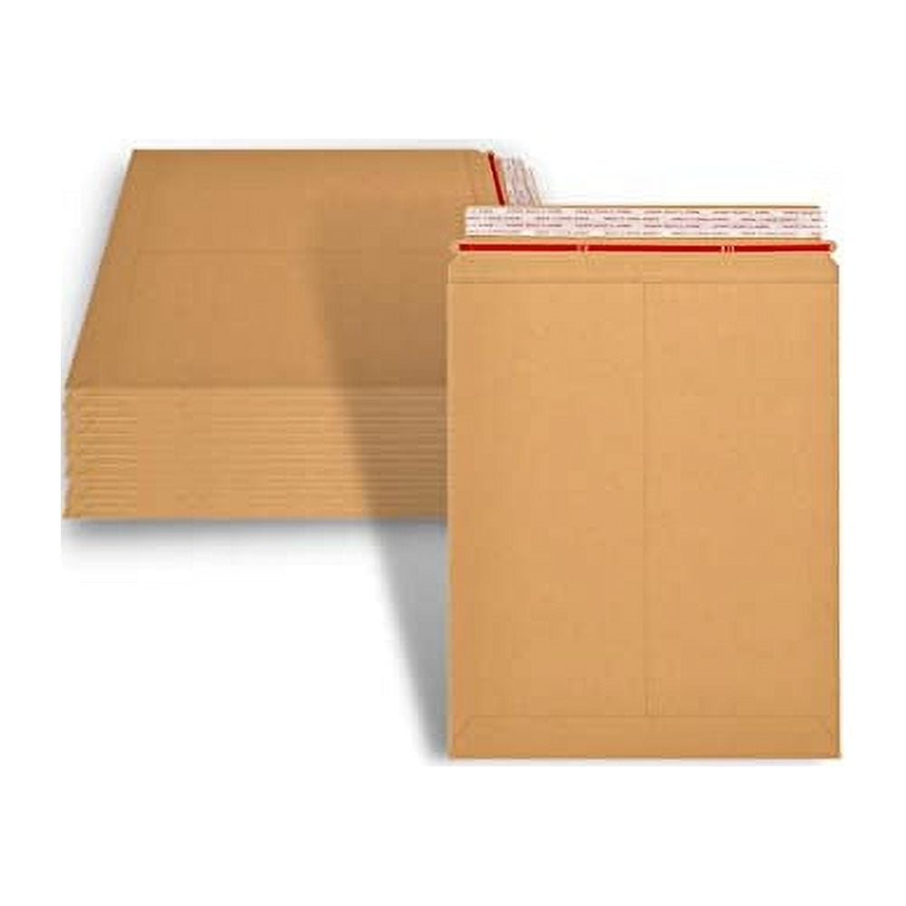 SSBM 100 Pack Rigid Mailers 13 x 18 inch Cardboard Envelopes for Photo ...
