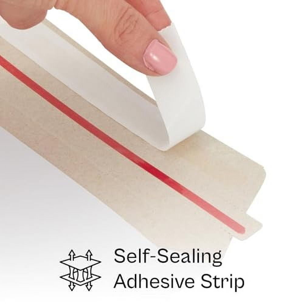 PSBM Rigid Mailers, 6x8 Inch, 100 Pack, Kraft White Cardboard Shipping ...