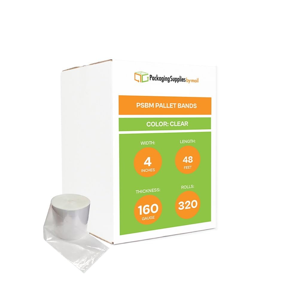 PSBM Stretch Band 4 Inch x 48 Feet Straps 100 Straps Per Roll 320 Rolls ...