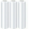 PSBM Stretch Wrap, 4 Pack, 17 Inch x 1476 Feet, 65 Gauge, Clear Plastic Cling, Cast Hand Stretch ...
