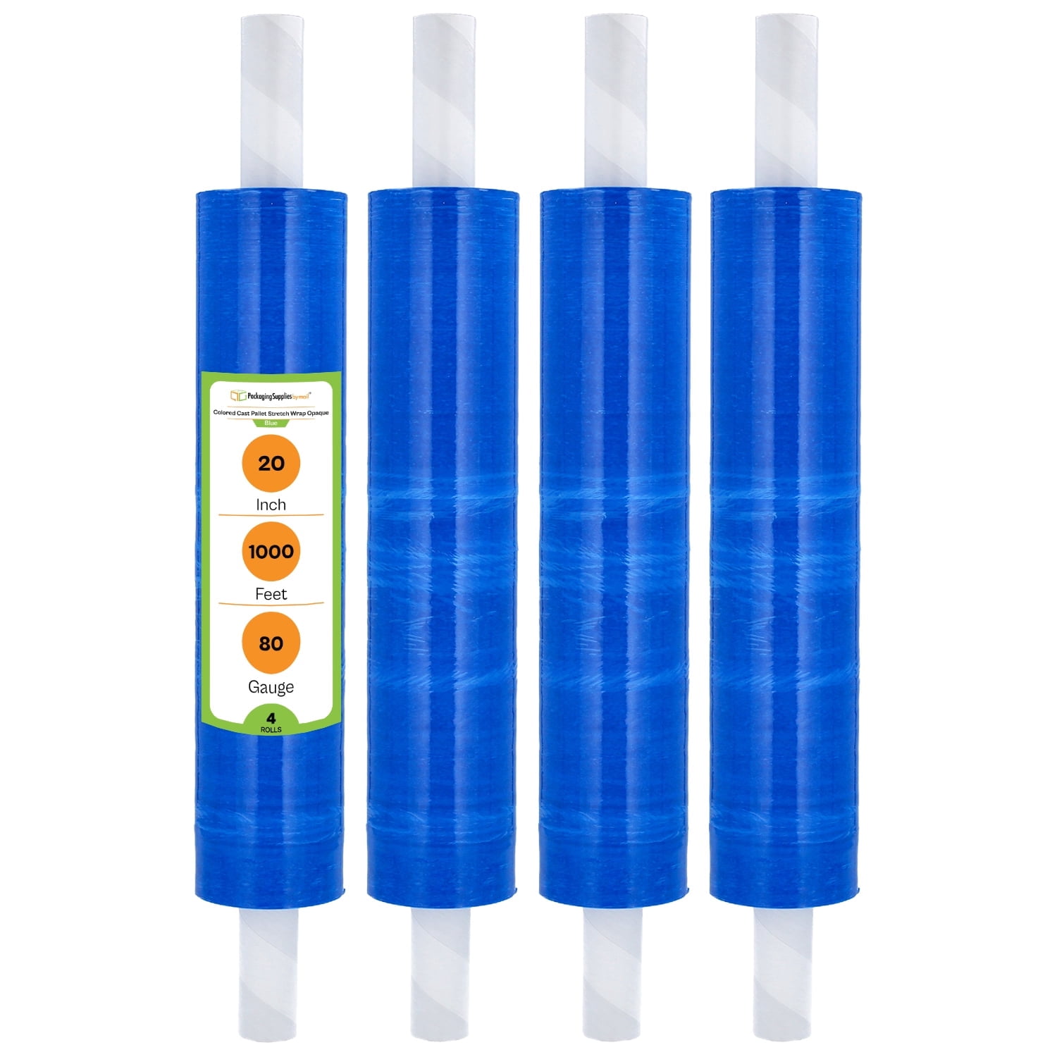 PSBM Cast Stretch Wrap with Extended Core Handles 20 Inch x 1000 Feet ...